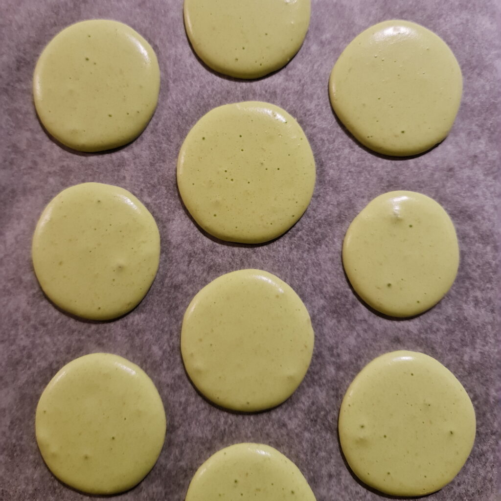 Macarons pistache – Les délices 31